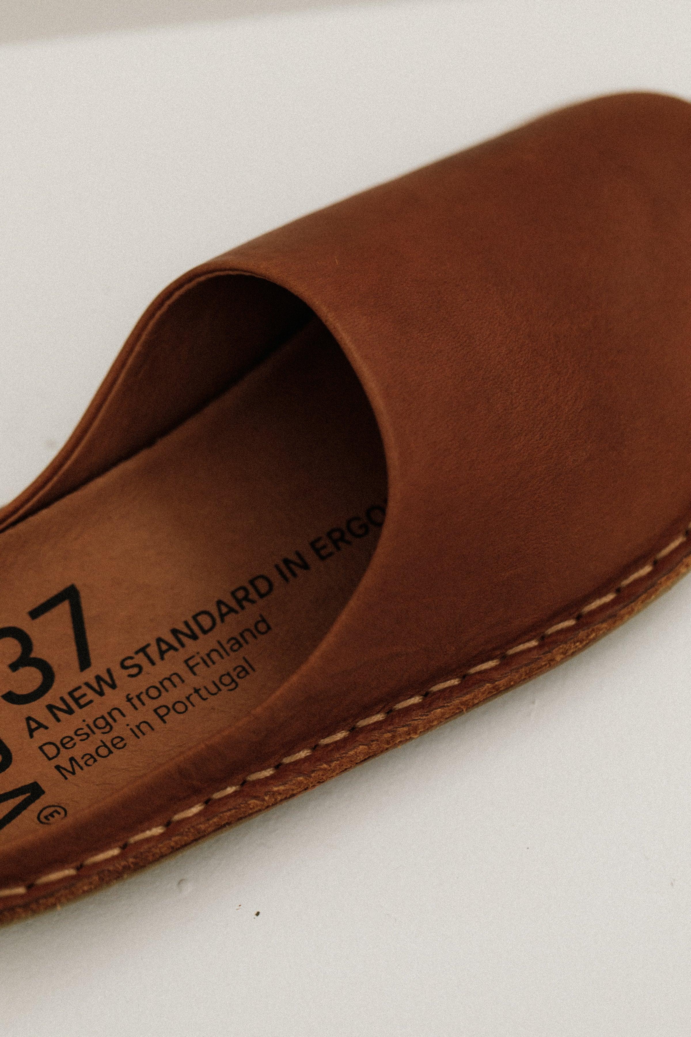 Vibae Roma Mules in Cognac – Bare Knitwear
